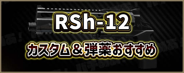 【タルコフ】RSh-12カスタム＆弾薬おすすめ一覧【EFT】